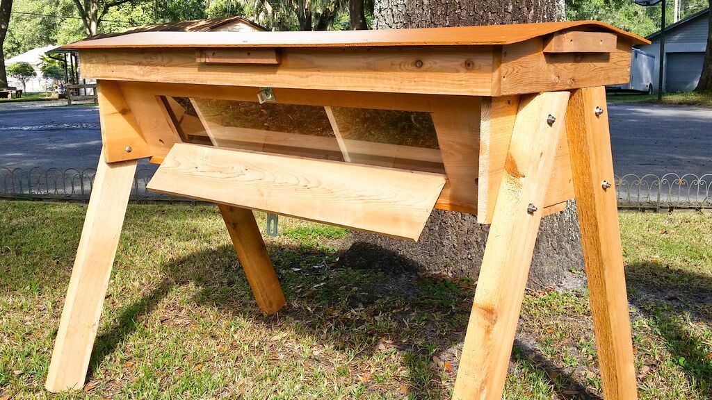 Just finished two cedar hives with windows for a customer | Beesource Beekeeping Forums